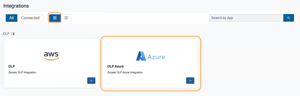 Configuring the DLP Application Integration Using Azure | Zscaler