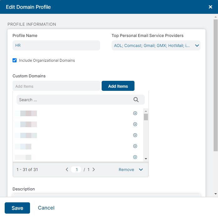 Editing Email Profiles | Zscaler