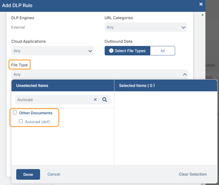 AutoCAD DLP File Types