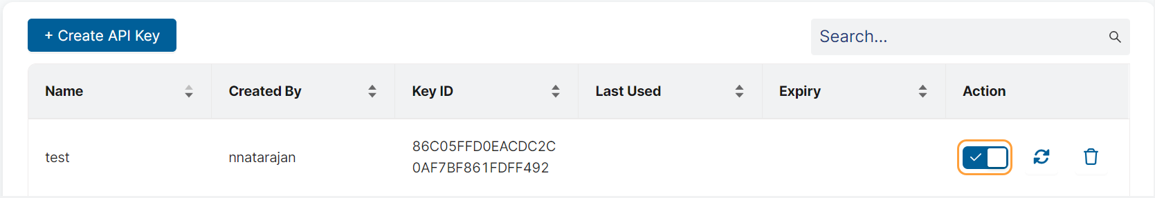 ワークフロー自動化APIキーの管理 | Zscaler