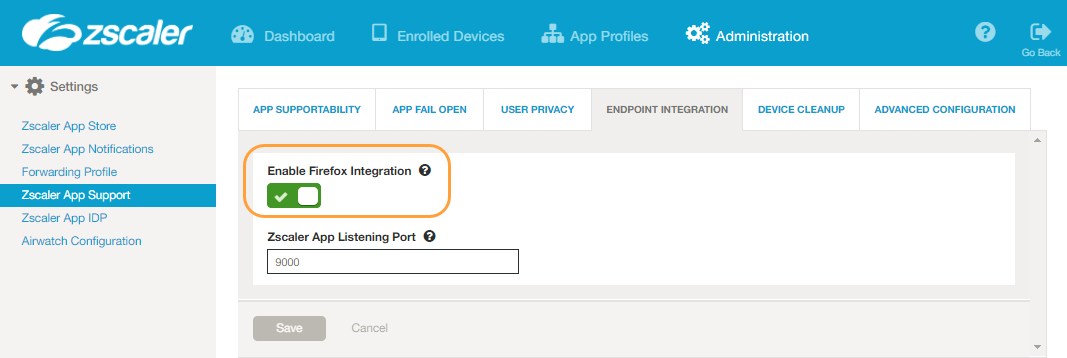 Configuring Firefox Integration for Zscaler App | Zscaler