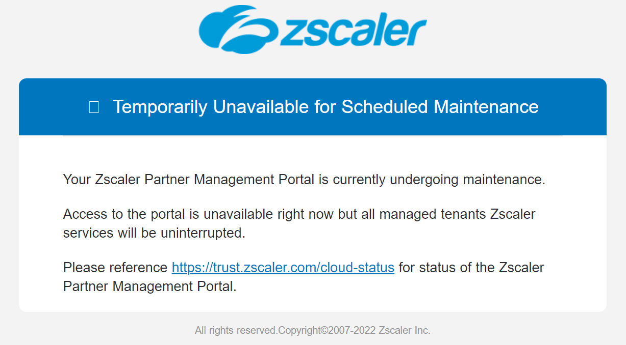 Getting Started with the Management Portal | Zscaler