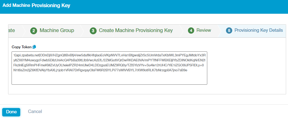 Configuring Machine Provisioning Keys | Zscaler
