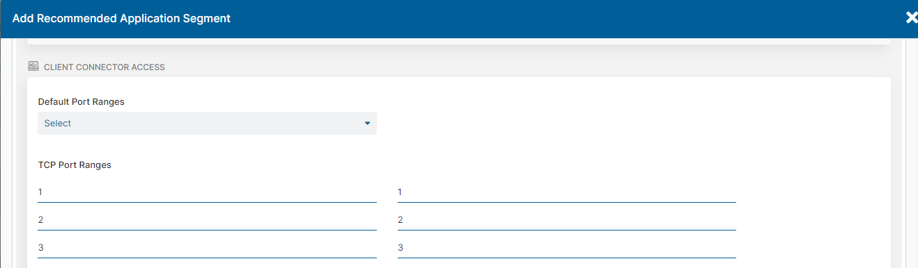 Configuring Recommended Application Segments | Zscaler