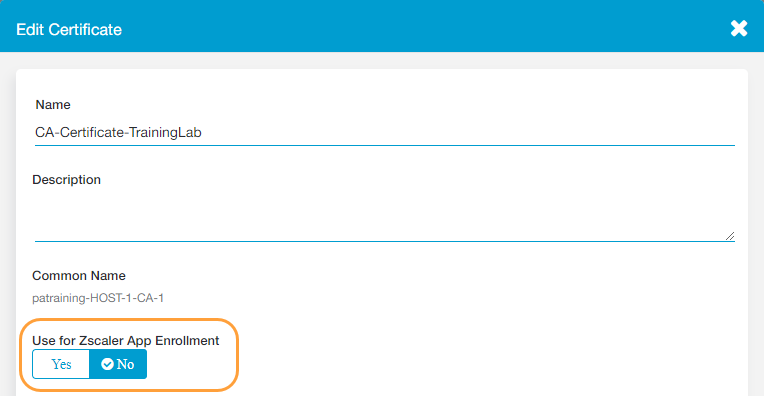 Uploading Enrollment (CA) Certificates and the Certificate Chain ...