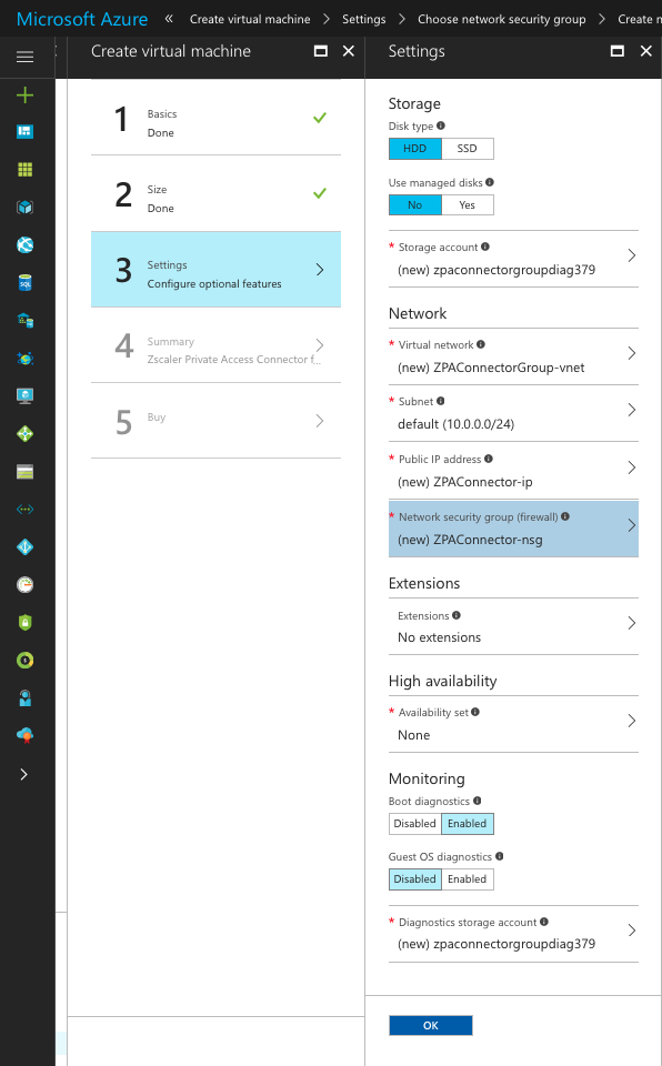 Connector Deployment Guide for Microsoft Azure | Zscaler