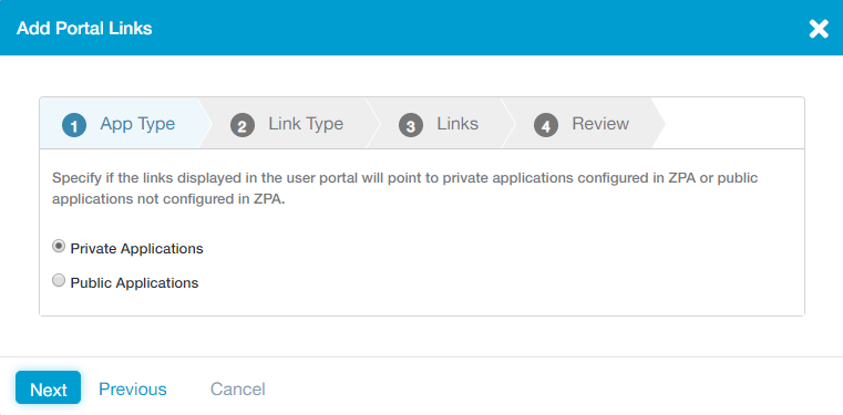 Specify if the inks will be for private or public applications