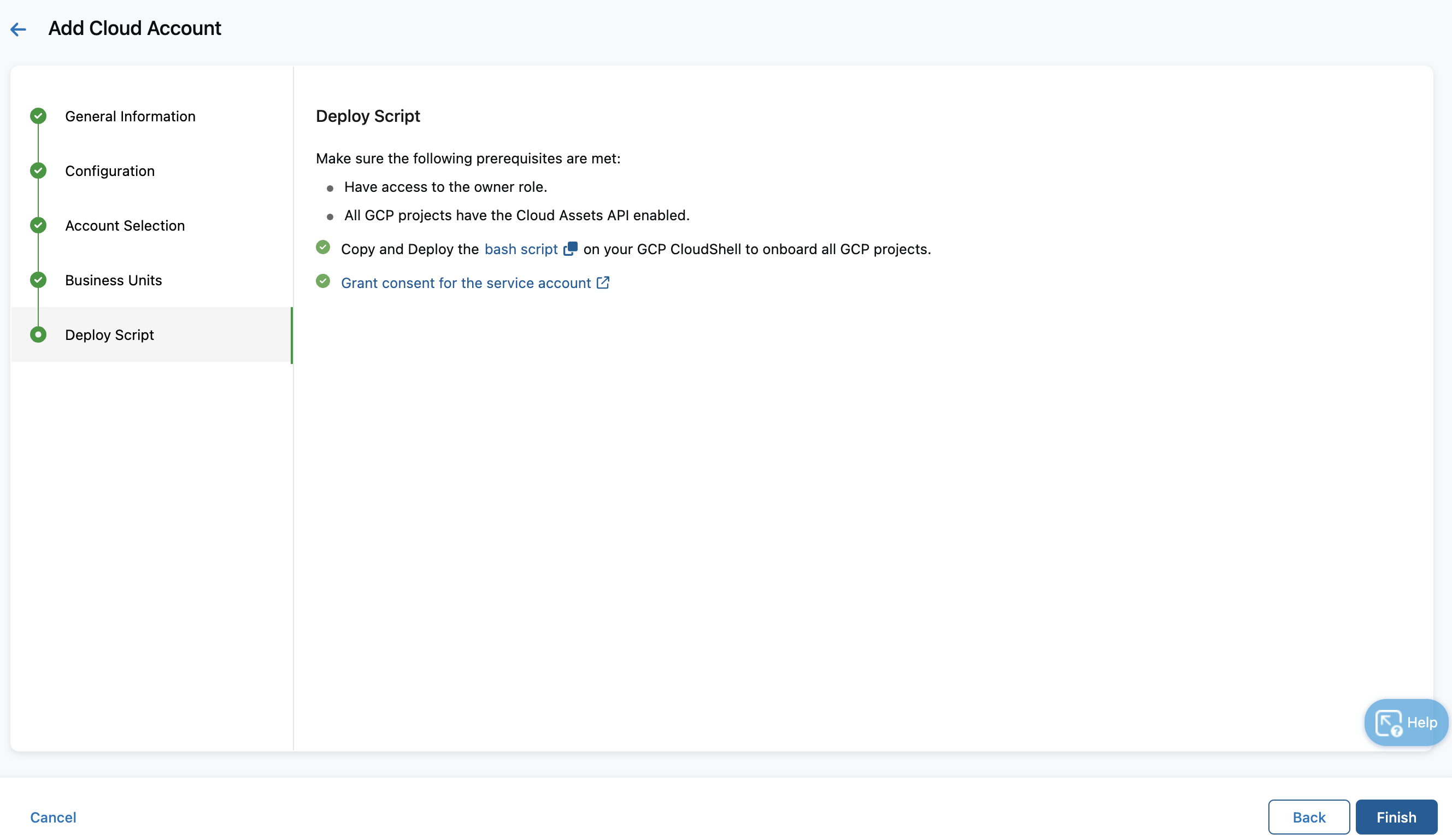 Onboarding a Google Cloud Platform Account | Zscaler