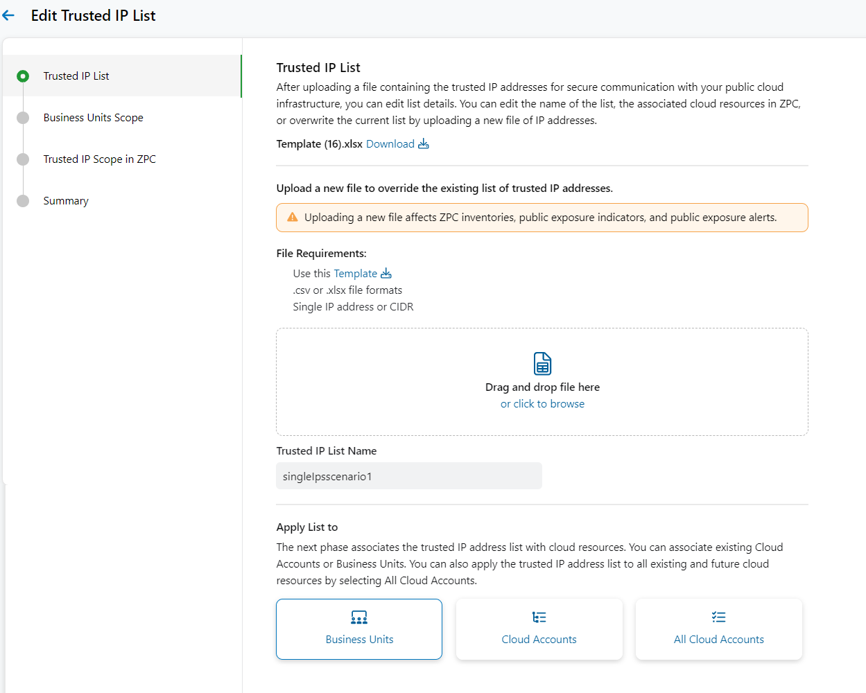 Managing Trusted IPs | Zscaler