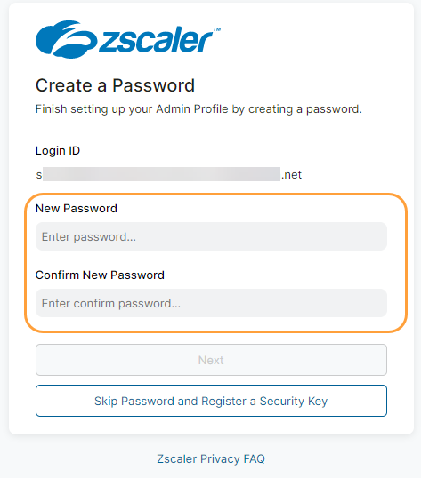 Zscalerアカウントのセットアップ | Zscaler